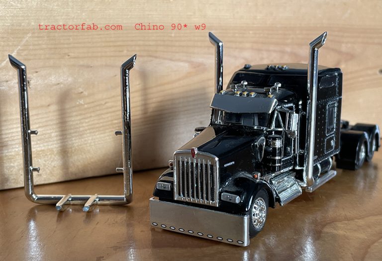 1/64 Chino 90* tall w9aero chrome stack - Tractor Fab - Precision ...