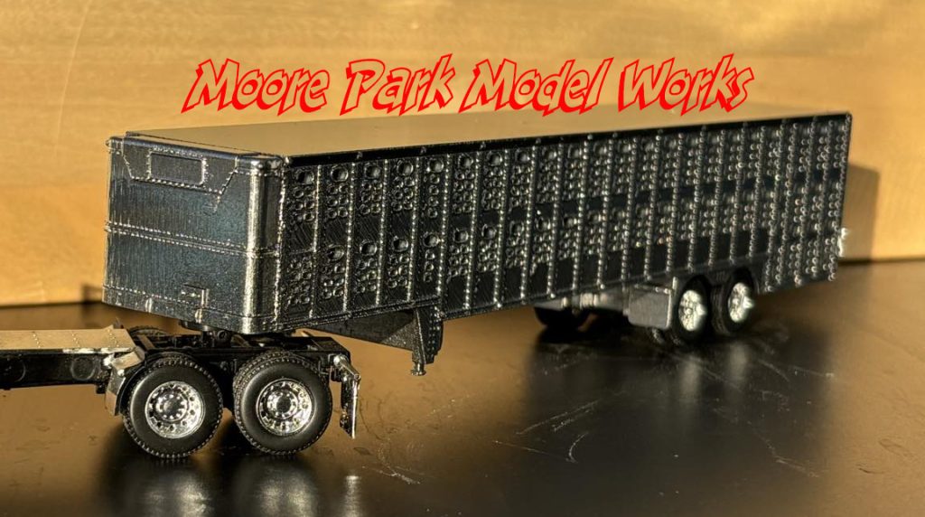 1/64 3D ground load livestock trailer KIT - Tractor Fab - Precision ...
